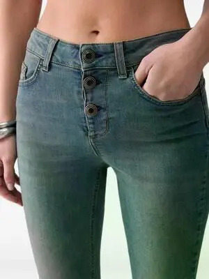 Liu Jo Skinny Jeans With Crafted Buttons