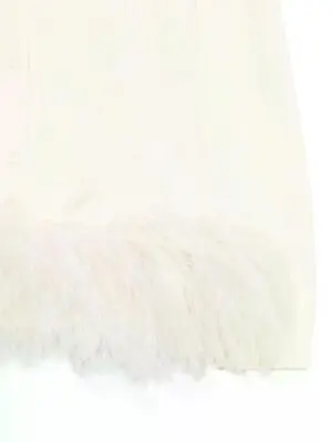 P.a.r.o.s.h Feather-trim Rear-tie Cardigan