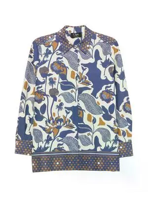 CLIPS Floral-print Shirt - Neutrals
