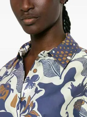 CLIPS Floral Print Long Sleeve Shirt