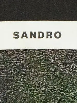Sandro Pleated Midi Dress