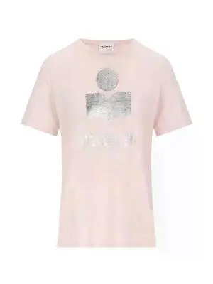 Isabel Marant Étoile Zewel Logo-print T-shirt - Pink