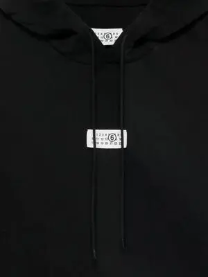 MAISON MARGIELA Logo-patch Pouch-pocket Hoodie