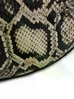 WANDLER Python Print Tote Bag