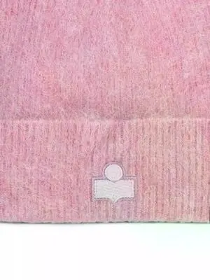 Isabel Marant Étoile Logo-patch Beanie Hat - Pink
