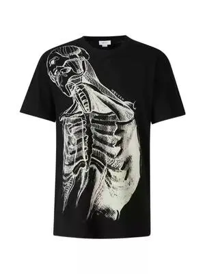 Alexander McQueen Anatomy-print T-shirt - Black