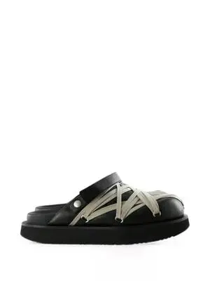Rick Owens Lace-up Platform Mules