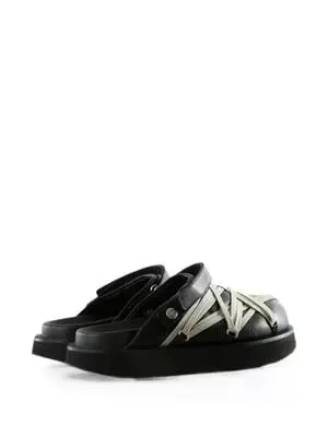 Rick Owens Lace-up Platform Mules