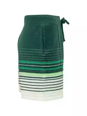 Casablanca Bouclé Striped Shorts