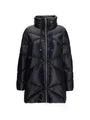 Herno Quilted Drawstring-hood Jacket - Blue