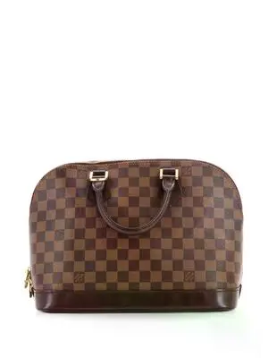 LOUIS VUITTON Vintage Alma Handbag Damier Pm Satchel - Brown