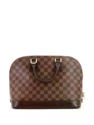 LOUIS VUITTON Damier Alma Pm Satchel - Brown