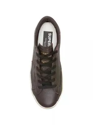 GOLDEN GOOSE Super-star Distressed Sneakers - Brown