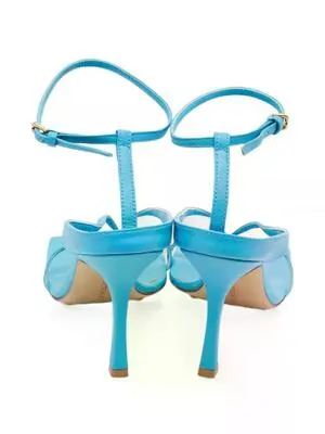 Bottega Veneta Stretch Leather Heeled Sandals
