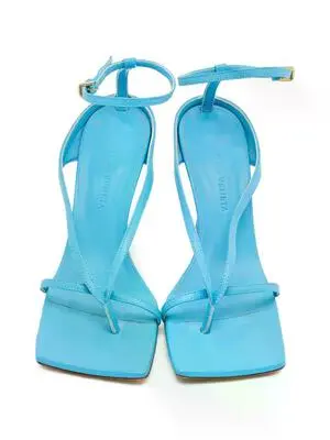 Bottega Veneta Stretch Leather Heeled Sandals