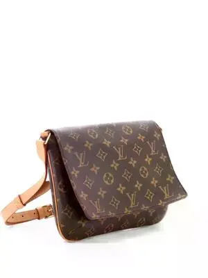 LOUIS VUITTON Musette Tango Handbag Monogram Canvas Shoulder Bag - Brown