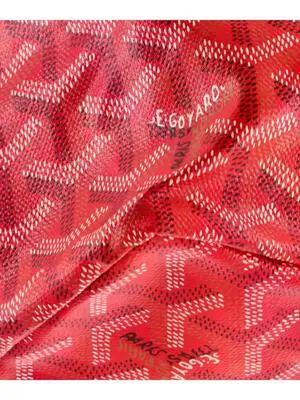 Goyard Saint Louis Reversible Coated Canvas And Printed Canvas Pm Tote Bag - Red
