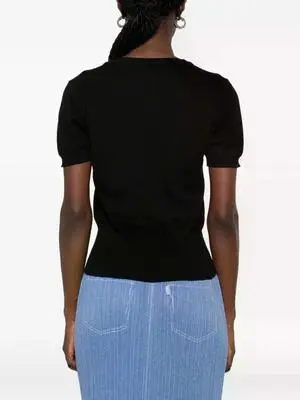 VIVIENNE WESTWOOD Bea Orb Embroidered Short Sleeve Top