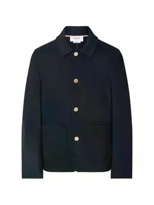 Thom Browne Compact Milano Car Jacket - Blue