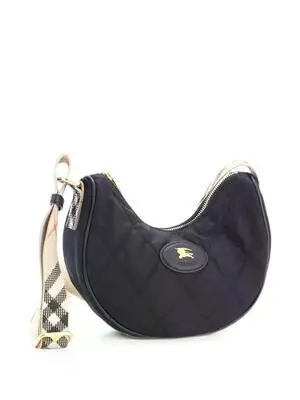 Burberry Horseshoe Quilted Nylon Crossbody Bag