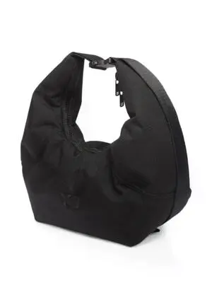 Y3 Crescent Buckle-fastening Shoulder Bag