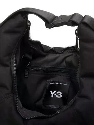 Y3 Crescent Buckle-fastening Shoulder Bag