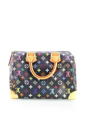 LOUIS VUITTON Speedy Handbag Monogram Multicolor 30 Satchel