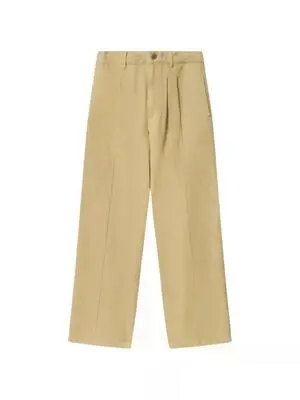 MARANT Isabel Kostinur Pleated Cotton Pants - Neutrals