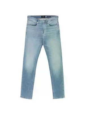 7 For All Mankind Belt-loop Faded Jeans
