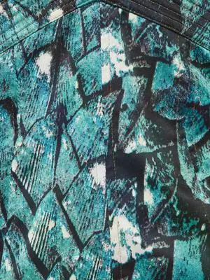 Just Cavalli Python-print V-neck Midi Dress