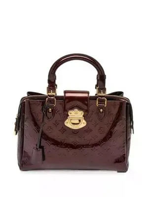 LOUIS VUITTON 2010 Melrose Avenue Monogram Satchel Bag - Red