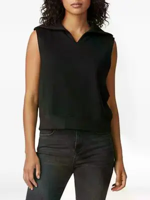 Miu Miu Sleeveless Sweatshirt - Black