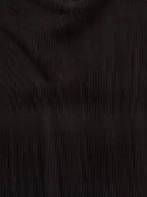 Miu Miu Sleeveless Sweatshirt With V-neck And Ribbed Hem
