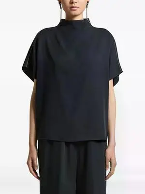 Peserico High-neck Blouse - Blue