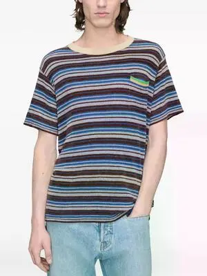 MAISON MARGIELA Striped Wool Crewneck Sweater