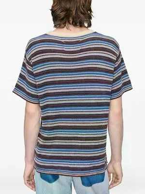 MAISON MARGIELA Striped Wool Crewneck Sweater