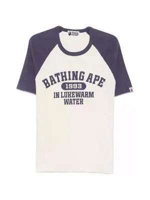A BATHING APE Logo-print Raglan-sleeve T-shirt