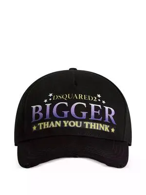 Dsquared2 Distressed Baseball Cap - Black