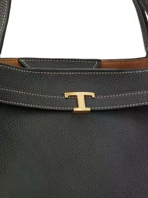 TOD'S T Timeless Leather Tote Bag