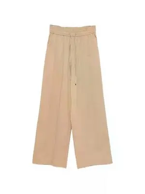 CLIPS Elasticated Waist Wide Leg Trousers - Neutrals