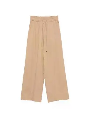 CLIPS Elasticated Waist Wide Leg Trousers - Neutrals
