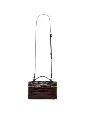 Victoria Beckham Vanity Croc-effect Mini Bag