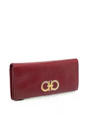 FERRAGAMO Double-gancio-plaque Continental Wallet