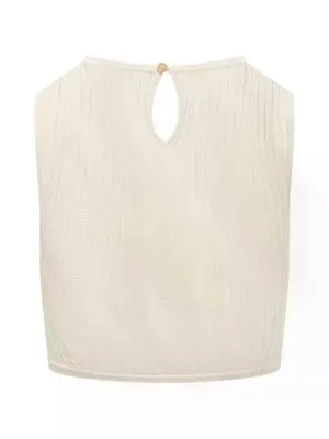 Elisabetta Franchi Ribbed-knit Wrap Top