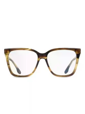 Victoria Beckham Square-frame Glasses - Green