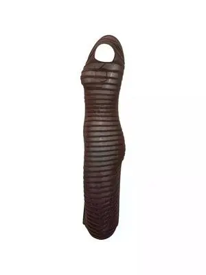 Elisabetta Franchi Draped-knit Midi Dress