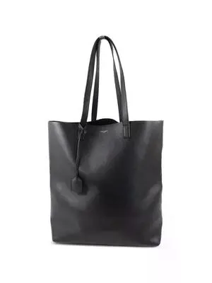 Saint Laurent Logo-detail Leather Tote Bag