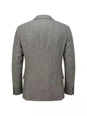 Brunello Cucinelli Single-breasted Wool Blazer - Grey