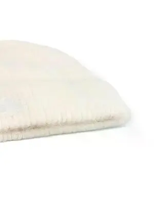 Isabel Marant Étoile Ribbed Beanie Hat With Logo Patch