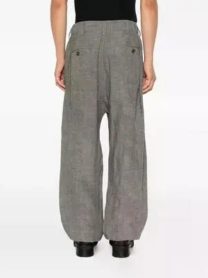 ZIGGY CHEN Check Pattern Trousers